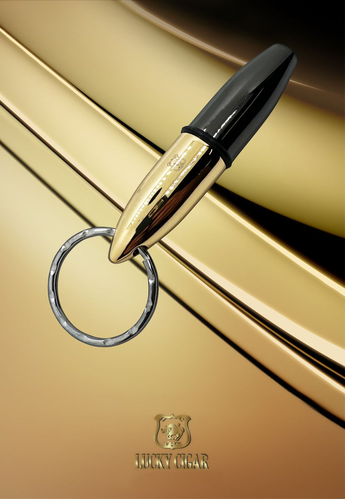 Lucky Bullet Puncher Keychain - Stainless Steel Design – Lucky Cigar