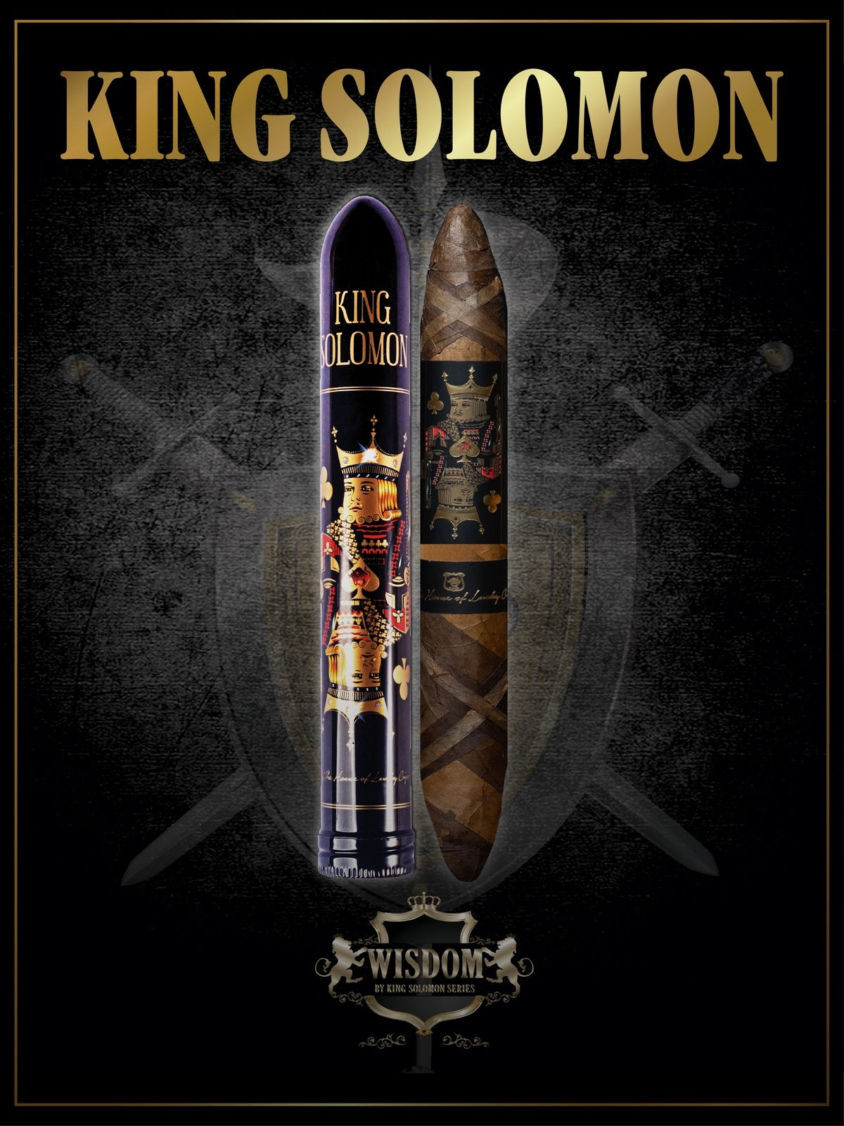 King Solomon 7x60 Single Cigar - Handmade Sun Grown Wrapper – Lucky Cigar