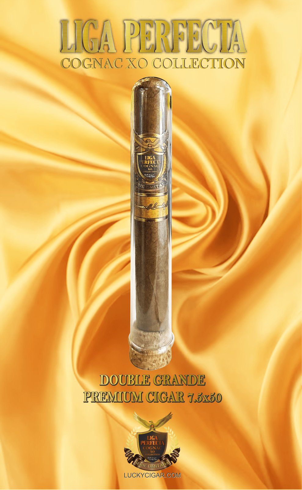 Liga Perfecta Cognac Double Grande Cigar 7.5x50 – Lucky Cigar