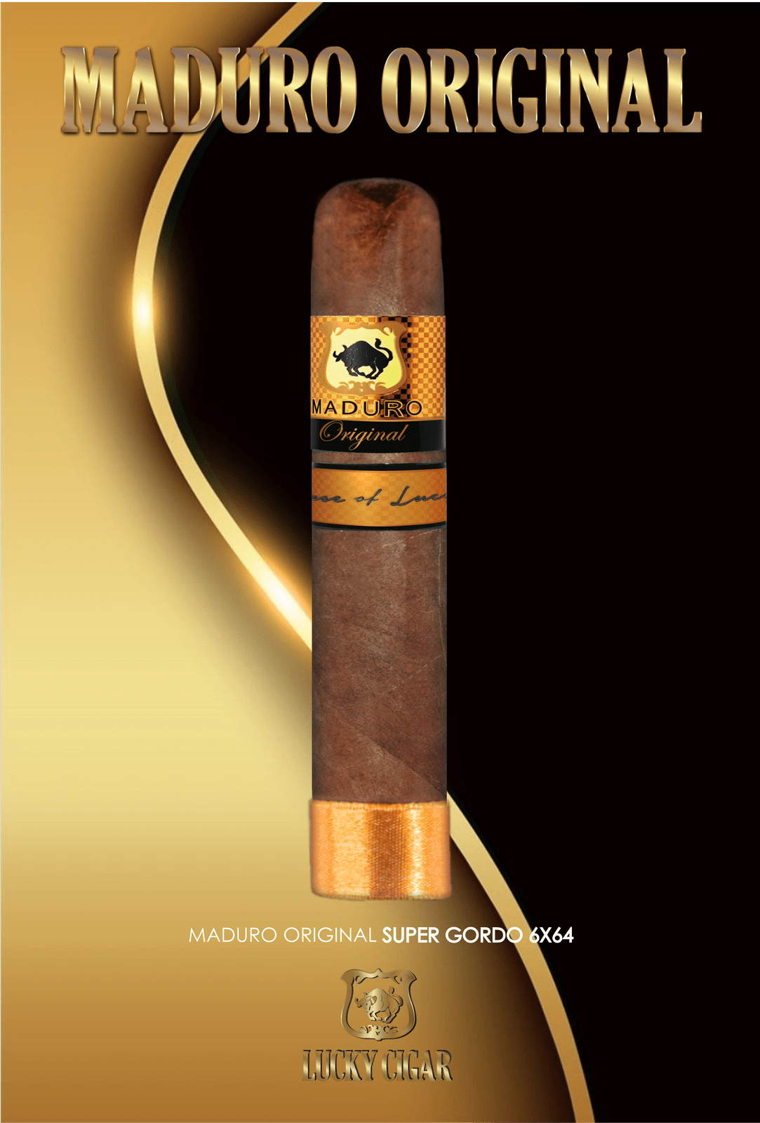 Maduro Original by Lucky Cigar: Super Gordo 6x64 Single Cigar