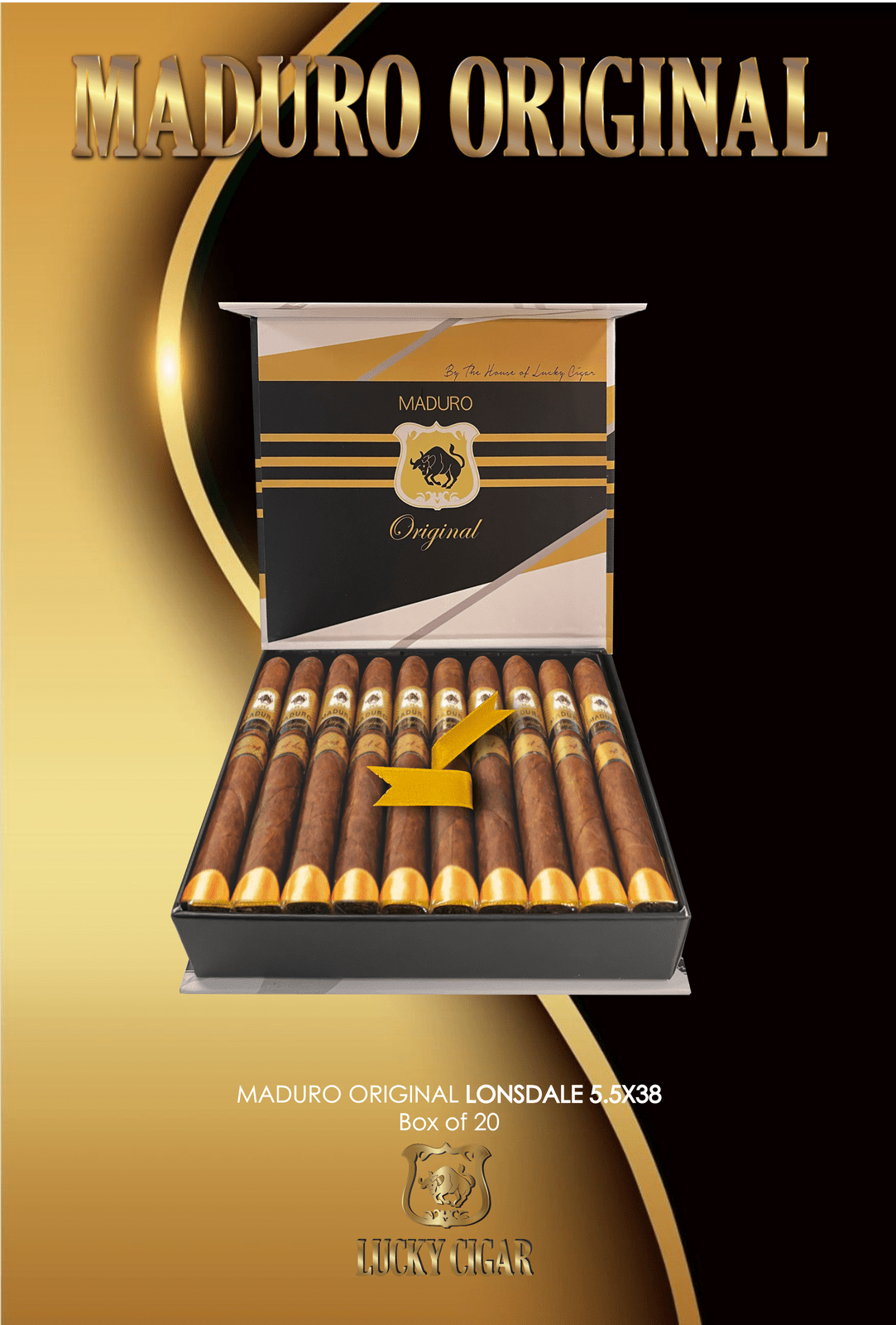 Maduro Original Lonsdale Premium Cigar 5x38 - Lucky Cigar