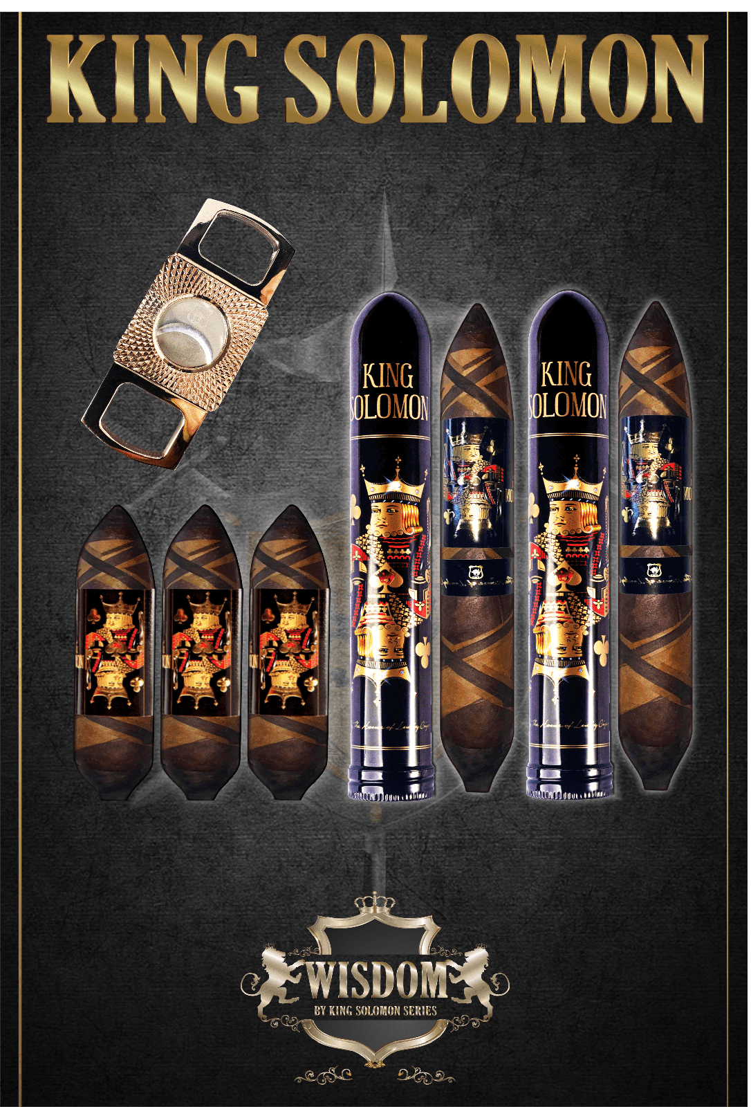 Wisdom & King Solomon Cigar Set with Cutter – Lucky Cigar