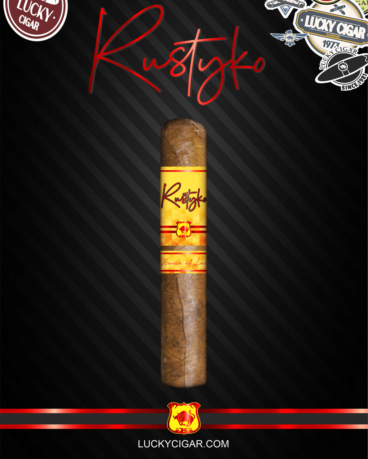 Infused Cigars: Rustyko 5x54 Single Cigar - Lucky Cigar