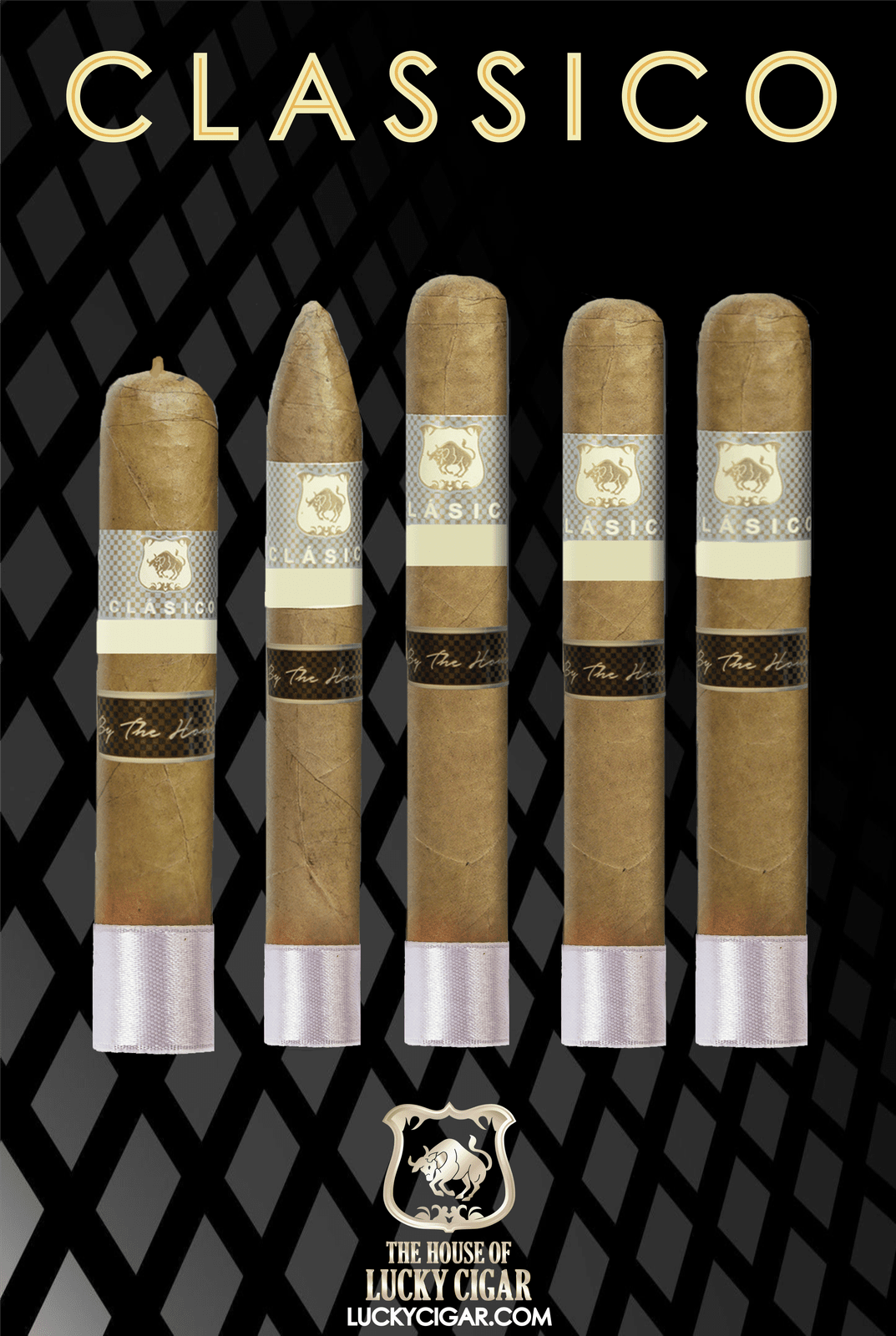 Classico by Lucky Cigar: Robusto, Toro, Torpedo, Gordo, Super Gordo