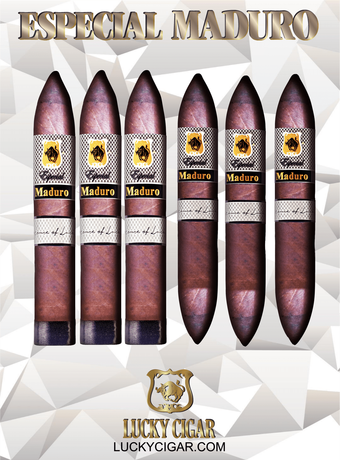 Especial Maduro by Lucky Cigar: Set of 6 Cigars